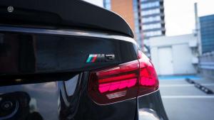 Black BMW M3 2017 in Vilnius, with an engine capacity of 2.98 L and mileage of 107 thousand km for 39500 €, photo 10 on AUTOMOTO.COM.LV