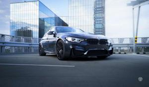 Black BMW M3 2017 in Vilnius, with an engine capacity of 2.98 L and mileage of 107 thousand km for 39500 €, photo 11 on AUTOMOTO.COM.LV