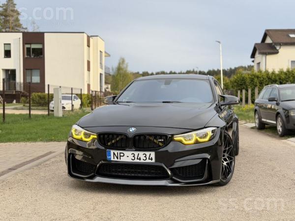 Black BMW M3 2018 in Riga, with an engine capacity of 3.00 L and mileage of 0 thousand km for 38990 €, photo 2 on AUTOMOTO.COM.LV