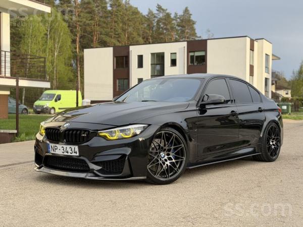 Black BMW M3 2018 in Riga, with an engine capacity of 3.00 L and mileage of 0 thousand km for 38990 €, photo 3 on AUTOMOTO.COM.LV