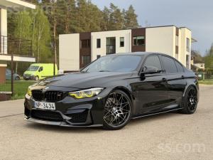 Black BMW M3 2018 in Riga, with an engine capacity of 3.00 L and mileage of 0 thousand km for 38990 €, photo 4 on AUTOMOTO.COM.LV