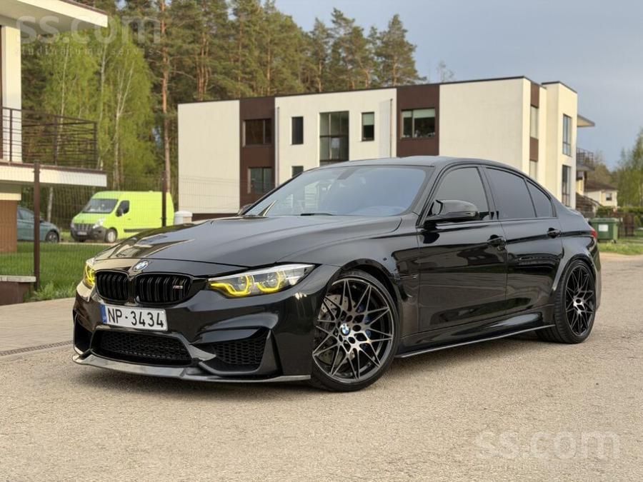 Black BMW M3 2018 in Riga, with an engine capacity of 3.00 L and mileage of 0 thousand km for 38990 €, photo 4 on AUTOMOTO.COM.LV