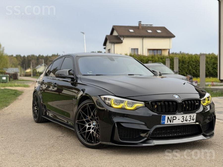 Black BMW M3 2018 in Riga, with an engine capacity of 3.00 L and mileage of 0 thousand km for 38990 €, photo 5 on AUTOMOTO.COM.LV