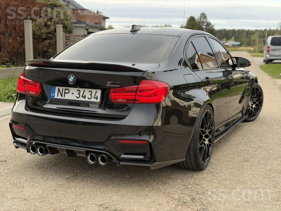 Black BMW M3 2018 in Riga, with an engine capacity of 3.00 L and mileage of 0 thousand km for 38990 €, photo 6 on AUTOMOTO.COM.LV