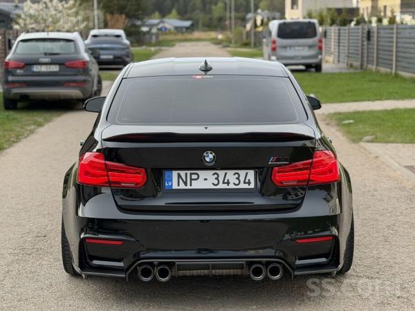 Black BMW M3 2018 in Riga, with an engine capacity of 3.00 L and mileage of 0 thousand km for 38990 €, photo 7 on AUTOMOTO.COM.LV