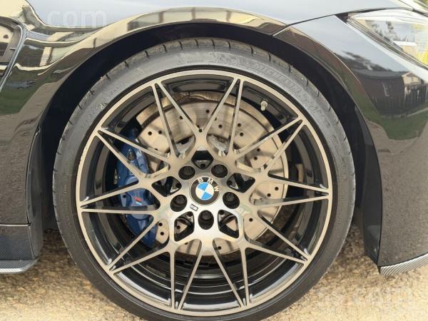 Black BMW M3 2018 in Riga, with an engine capacity of 3.00 L and mileage of 0 thousand km for 38990 €, photo 9 on AUTOMOTO.COM.LV