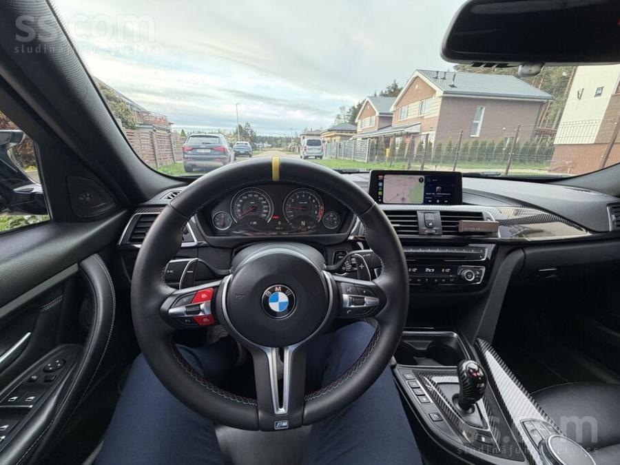 Black BMW M3 2018 in Riga, with an engine capacity of 3.00 L and mileage of 0 thousand km for 38990 €, photo 16 on AUTOMOTO.COM.LV