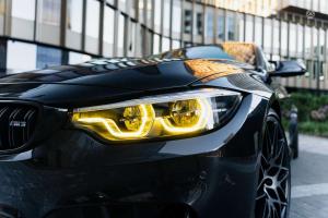 Black BMW M3 2018 in Vilnius, with an engine capacity of 2.98 L and mileage of 114 thousand km for 45990 €, photo 20 on AUTOMOTO.COM.LV