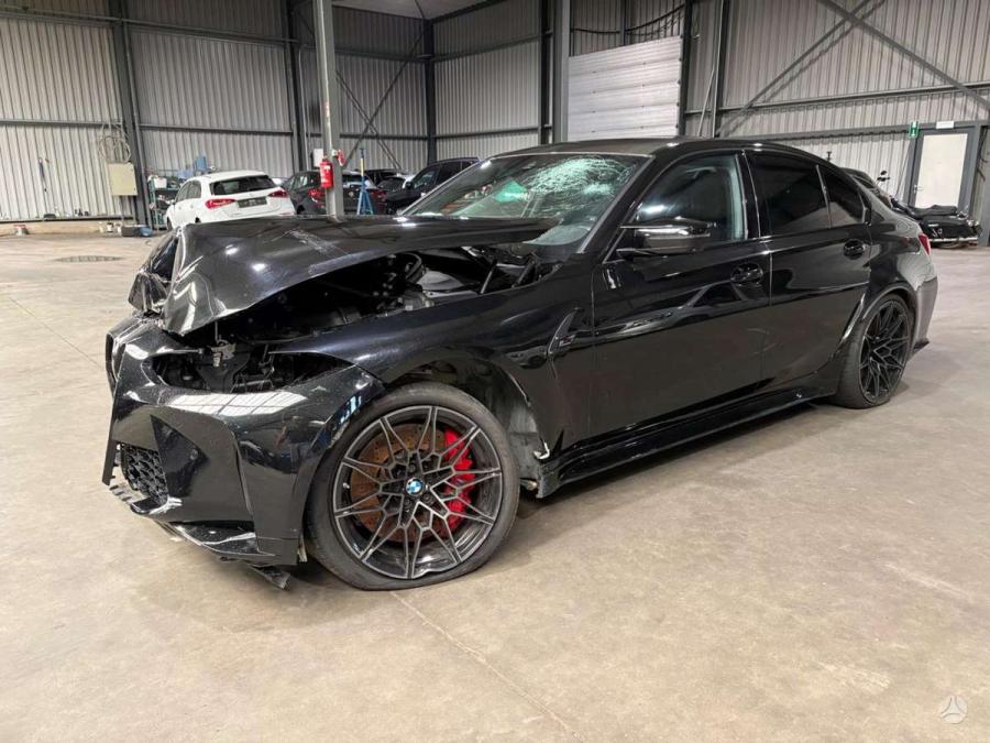 Melns BMW M3 2022 Panevēža, ar dzinēja tilpumu 2.99 L un nobraukumu 63 tūkst. km par 33000 €, foto 8 vietnē AUTOMOTO.COM.LV