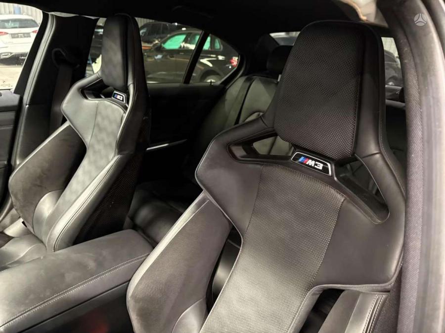 Melns BMW M3 2022 Panevēža, ar dzinēja tilpumu 2.99 L un nobraukumu 63 tūkst. km par 33000 €, foto 20 vietnē AUTOMOTO.COM.LV