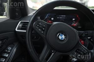 Black BMW M3 2023 in Tukums, with an engine capacity of 3.00 L and mileage of 47 thousand km for 79990 €, photo 11 on AUTOMOTO.COM.LV