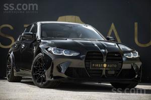 Black BMW M3 2023 in Tukums, with an engine capacity of 3.00 L and mileage of 47 thousand km for 79990 €, photo  on AUTOMOTO.COM.LV