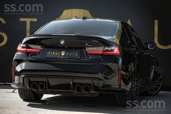 Melns BMW M3 2023 Tukums, ar dzinēja tilpumu 3.00 L un nobraukumu 47 tūkst. km par 79990 €, foto 3 vietnē AUTOMOTO.COM.LV