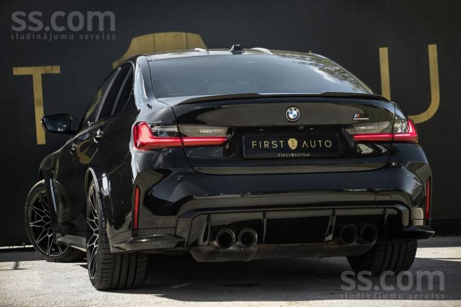 Melns BMW M3 2023 Tukums, ar dzinēja tilpumu 3.00 L un nobraukumu 47 tūkst. km par 79990 €, foto 5 vietnē AUTOMOTO.COM.LV