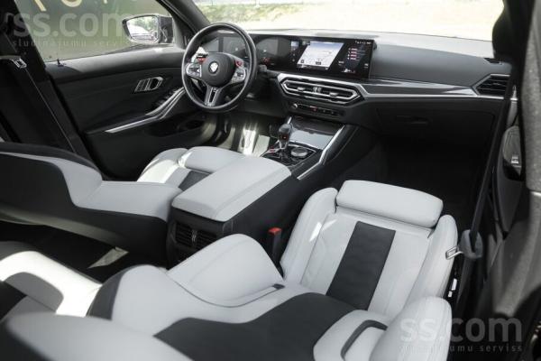 Melns BMW M3 2023 Tukums, ar dzinēja tilpumu 3.00 L un nobraukumu 47 tūkst. km par 79990 €, foto 5 vietnē AUTOMOTO.COM.LV