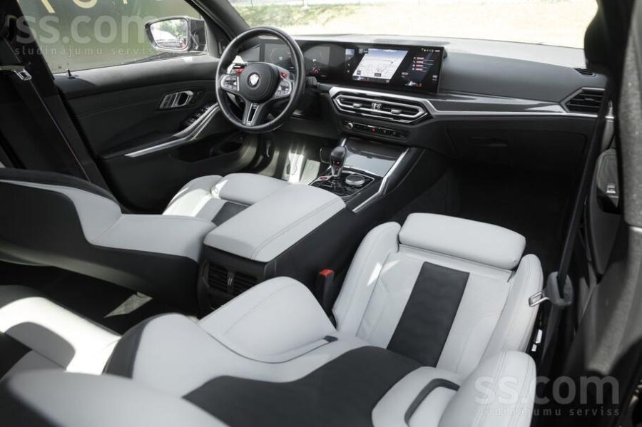 Melns BMW M3 2023 Tukums, ar dzinēja tilpumu 3.00 L un nobraukumu 47 tūkst. km par 79990 €, foto 6 vietnē AUTOMOTO.COM.LV