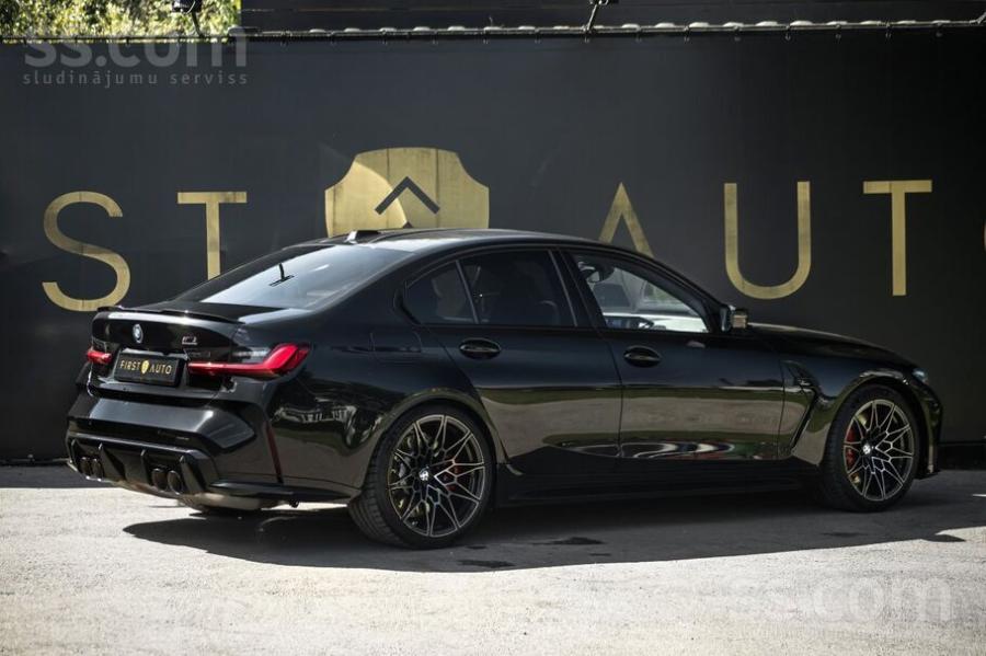 Melns BMW M3 2023 Tukums, ar dzinēja tilpumu 3.00 L un nobraukumu 47 tūkst. km par 79990 €, foto 32 vietnē AUTOMOTO.COM.LV