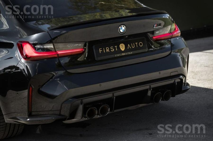 Melns BMW M3 2023 Tukums, ar dzinēja tilpumu 3.00 L un nobraukumu 47 tūkst. km par 79990 €, foto 33 vietnē AUTOMOTO.COM.LV