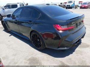 Black BMW M3 2023 in Klaipeda, with an engine capacity of 2.99 L and mileage of 56 thousand km for 33000 €, photo 4 on AUTOMOTO.COM.LV