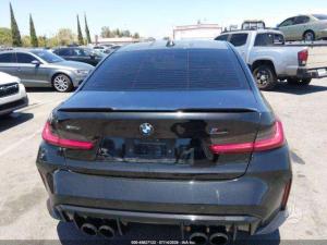 Black BMW M3 2023 in Klaipeda, with an engine capacity of 2.99 L and mileage of 56 thousand km for 33000 €, photo 17 on AUTOMOTO.COM.LV