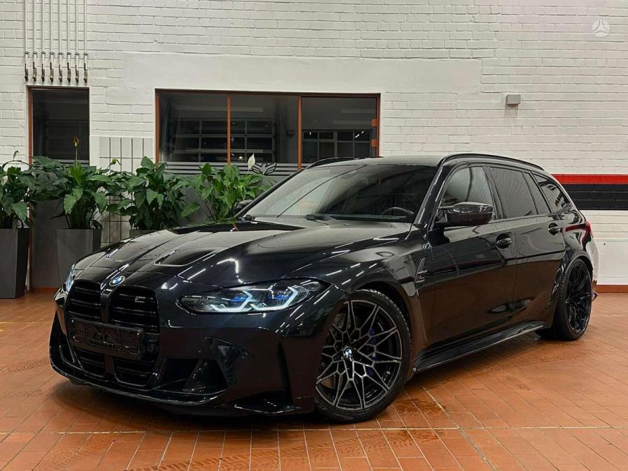 Black BMW M3 2024 in Kaunas, with an engine capacity of 2.99 L and mileage of 21 thousand km for 69000 €, photo 1 on AUTOMOTO.COM.LV