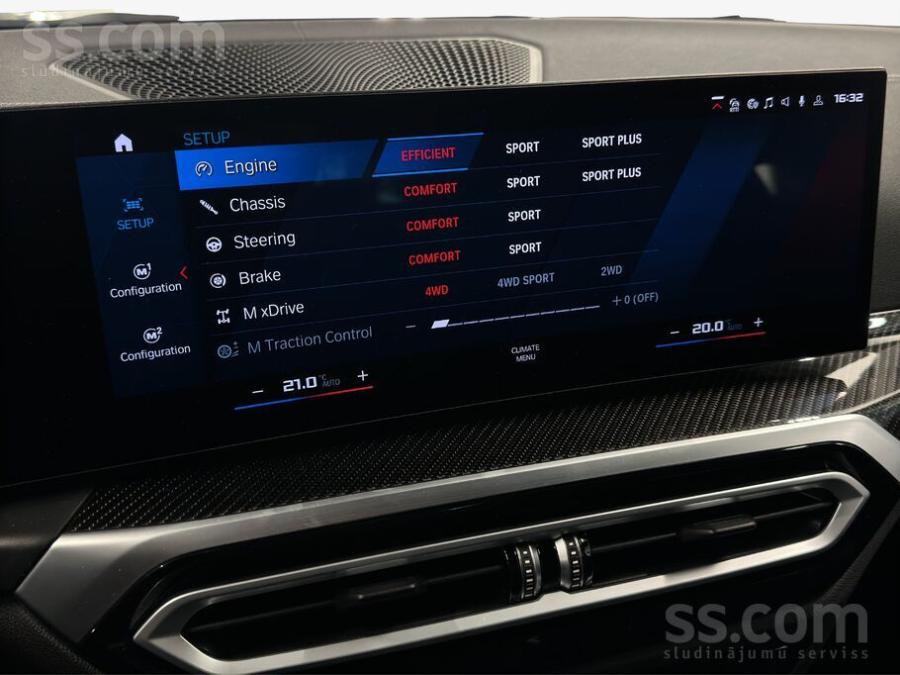 Черный БМВ М3 2024 в Рига, объемом двигателя 3.00 л и пробегом 45 тыс. км за 84300 €, фото 14 на AUTOMOTO.COM.LV