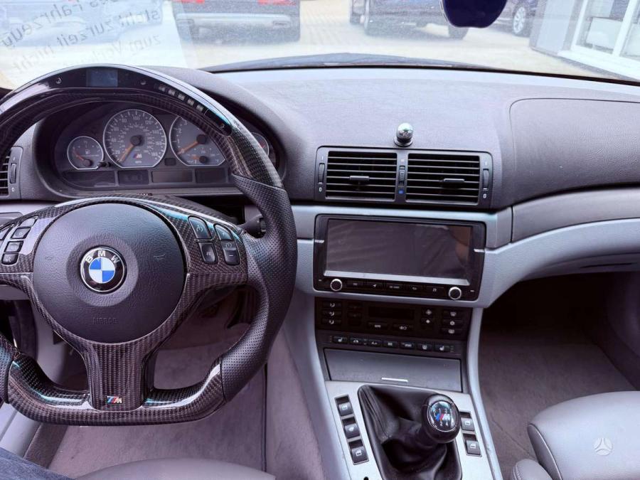 Blue BMW M3 2006 in Vilnius, with an engine capacity of 3.20 L and mileage of 138 thousand km for 25000 €, photo 4 on AUTOMOTO.COM.LV