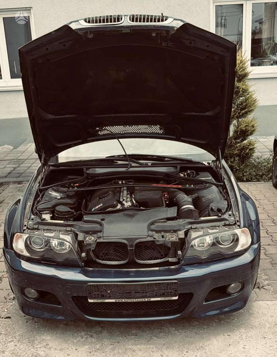 Blue BMW M3 2006 in Vilnius, with an engine capacity of 3.20 L and mileage of 138 thousand km for 25000 €, photo 7 on AUTOMOTO.COM.LV