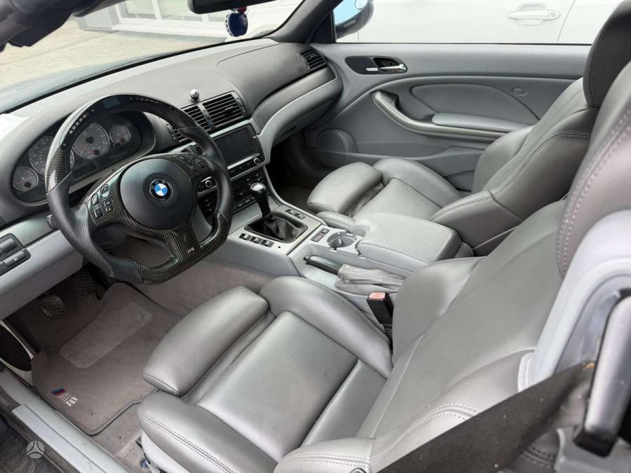 Blue BMW M3 2006 in Vilnius, with an engine capacity of 3.20 L and mileage of 138 thousand km for 25000 €, photo 10 on AUTOMOTO.COM.LV