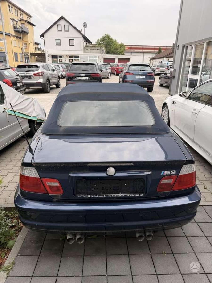 Blue BMW M3 2006 in Vilnius, with an engine capacity of 3.20 L and mileage of 138 thousand km for 25000 €, photo 12 on AUTOMOTO.COM.LV