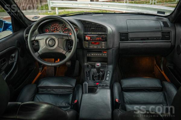 Blue BMW M3 1998 in Daugavpils, with an engine capacity of 3.20 L and mileage of 319 thousand km for 23600 €, photo 5 on AUTOMOTO.COM.LV