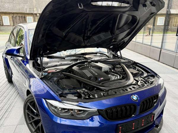 Blue BMW M3 2018 in Vilnius, with an engine capacity of 2.98 L and mileage of 46 thousand km for 50299 €, photo 5 on AUTOMOTO.COM.LV