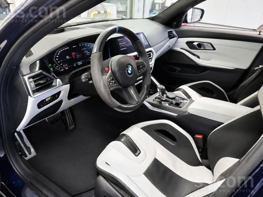 Синий БМВ М3 2022 в Тукумс, объемом двигателя 3.00 л и пробегом 91 тыс. км за 69990 €, фото 4 на AUTOMOTO.COM.LV