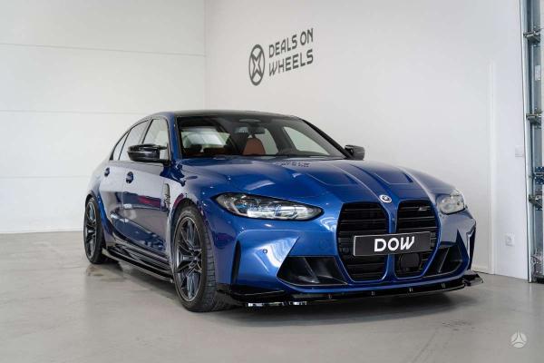 Zils BMW M3 2022 Viļņa, ar dzinēja tilpumu 2.99 L un nobraukumu 65 tūkst. km par 67500 €, foto 1 vietnē AUTOMOTO.COM.LV