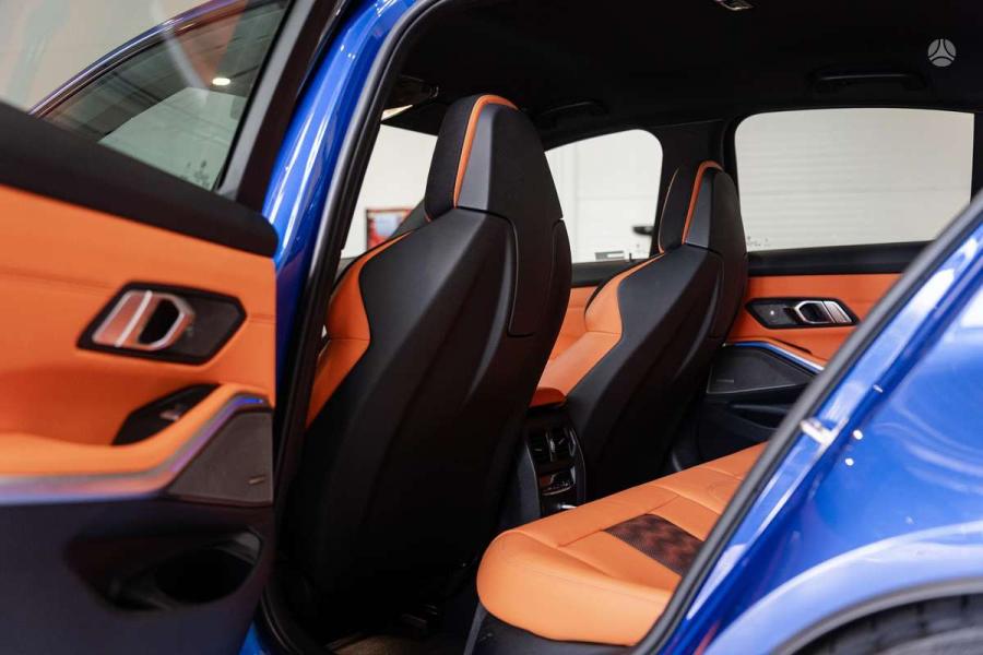 Zils BMW M3 2022 Viļņa, ar dzinēja tilpumu 2.99 L un nobraukumu 65 tūkst. km par 67500 €, foto 27 vietnē AUTOMOTO.COM.LV