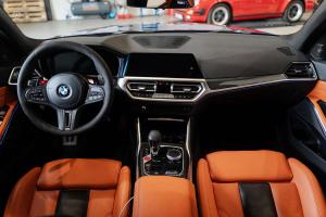 Zils BMW M3 2022 Viļņa, ar dzinēja tilpumu 2.99 L un nobraukumu 65 tūkst. km par 67500 €, foto 28 vietnē AUTOMOTO.COM.LV