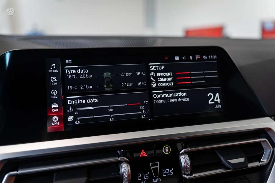 Zils BMW M3 2022 Viļņa, ar dzinēja tilpumu 2.99 L un nobraukumu 65 tūkst. km par 67500 €, foto 39 vietnē AUTOMOTO.COM.LV
