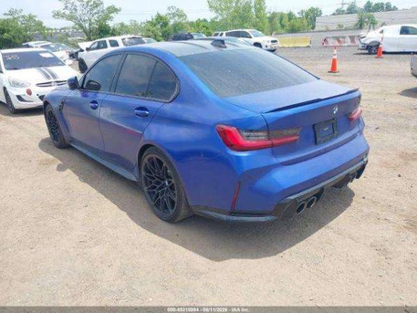 Blue BMW M3 2022 in Klaipeda, with an engine capacity of 0.30 L and mileage of 92 thousand km for 28500 €, photo 4 on AUTOMOTO.COM.LV