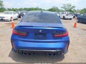 Blue BMW M3 2022 in Klaipeda, with an engine capacity of 0.30 L and mileage of 92 thousand km for 28500 €, photo 7 on AUTOMOTO.COM.LV
