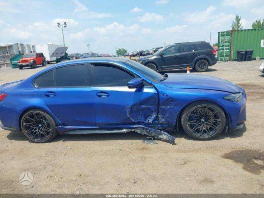Blue BMW M3 2022 in Klaipeda, with an engine capacity of 0.30 L and mileage of 92 thousand km for 28500 €, photo 8 on AUTOMOTO.COM.LV