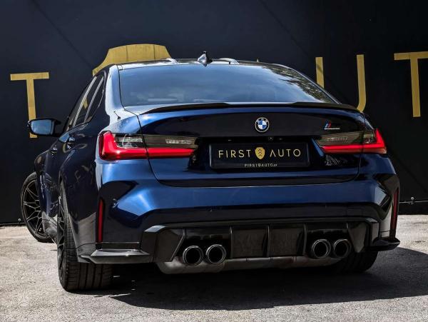 Zils BMW M3 2022 Tukums, ar dzinēja tilpumu 2.99 L un nobraukumu 91 tūkst. km par 69990 €, foto 5 vietnē AUTOMOTO.COM.LV