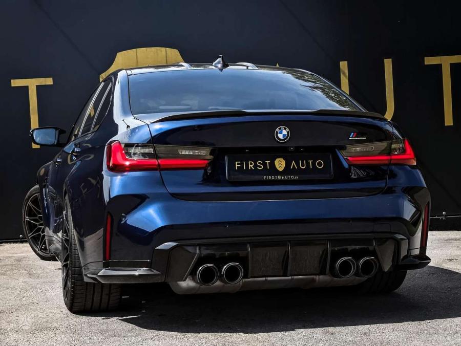 Zils BMW M3 2022 Tukums, ar dzinēja tilpumu 2.99 L un nobraukumu 91 tūkst. km par 69990 €, foto 5 vietnē AUTOMOTO.COM.LV
