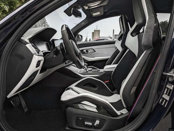 Zils BMW M3 2022 Tukums, ar dzinēja tilpumu 2.99 L un nobraukumu 91 tūkst. km par 69990 €, foto 7 vietnē AUTOMOTO.COM.LV