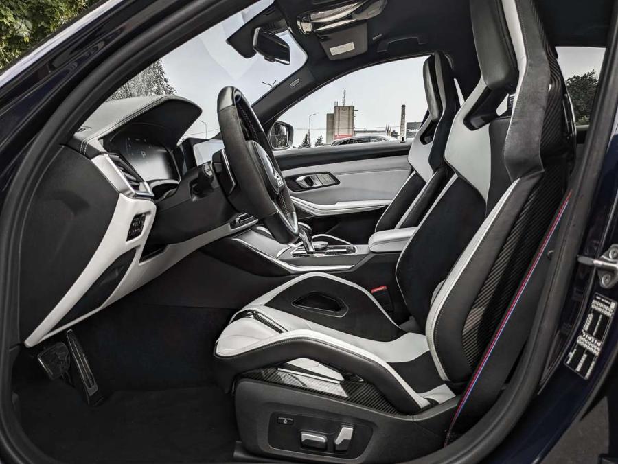 Zils BMW M3 2022 Tukums, ar dzinēja tilpumu 2.99 L un nobraukumu 91 tūkst. km par 69990 €, foto 7 vietnē AUTOMOTO.COM.LV