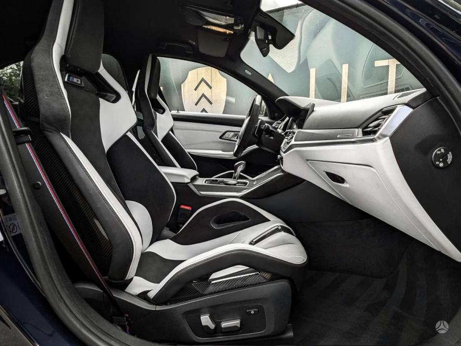 Zils BMW M3 2022 Tukums, ar dzinēja tilpumu 2.99 L un nobraukumu 91 tūkst. km par 69990 €, foto 8 vietnē AUTOMOTO.COM.LV