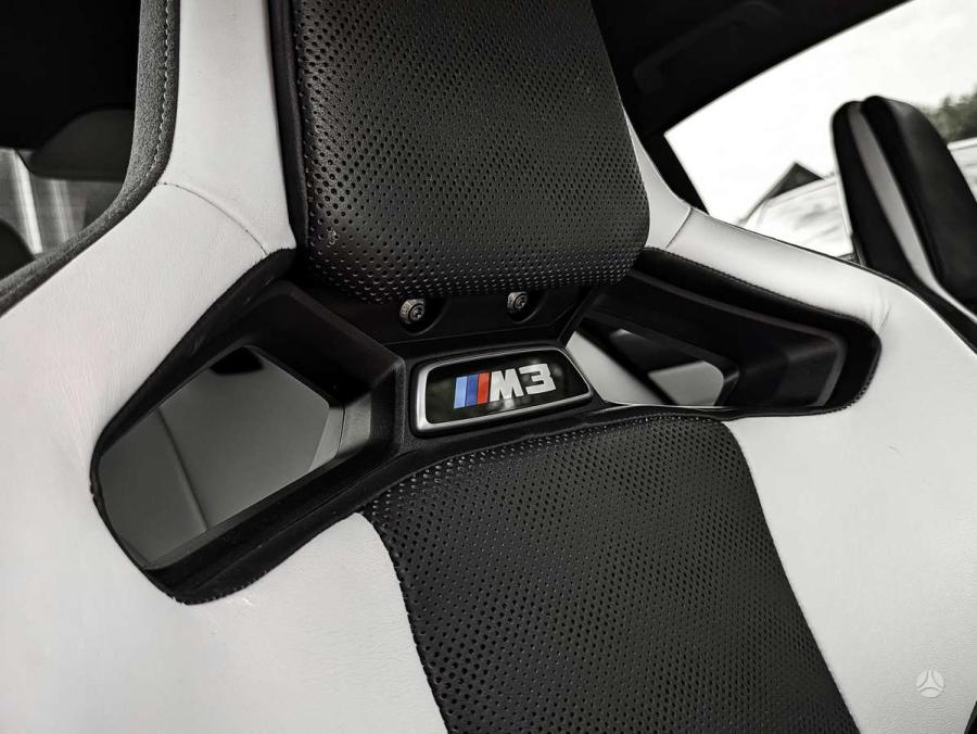 Zils BMW M3 2022 Tukums, ar dzinēja tilpumu 2.99 L un nobraukumu 91 tūkst. km par 69990 €, foto 27 vietnē AUTOMOTO.COM.LV