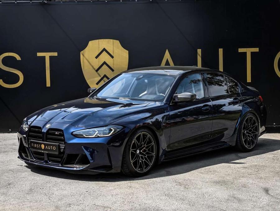 Zils BMW M3 2022 Tukums, ar dzinēja tilpumu 2.99 L un nobraukumu 91 tūkst. km par 69990 €, foto 38 vietnē AUTOMOTO.COM.LV