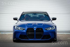 Zils BMW M3 2023 Rīga, ar dzinēja tilpumu 3.00 L un nobraukumu 50 tūkst. km par 69000 €, foto 1 vietnē AUTOMOTO.COM.LV
