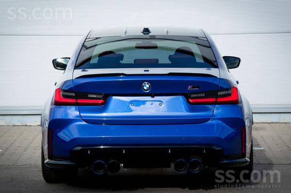 Zils BMW M3 2023 Rīga, ar dzinēja tilpumu 3.00 L un nobraukumu 50 tūkst. km par 69000 €, foto 3 vietnē AUTOMOTO.COM.LV