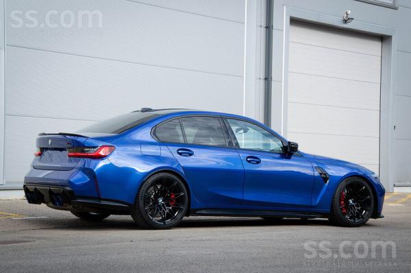 Zils BMW M3 2023 Rīga, ar dzinēja tilpumu 3.00 L un nobraukumu 50 tūkst. km par 69000 €, foto 4 vietnē AUTOMOTO.COM.LV